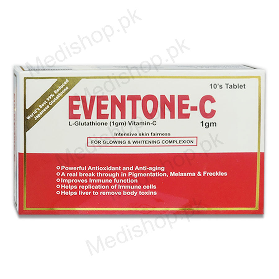 EVENTONE C TABLETS 1000mg- Best Whitening tablet- Medishop.pk