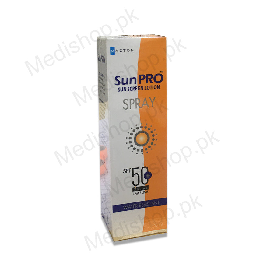 SunPRO SPF50 Spray 100ml – Medishop.pk