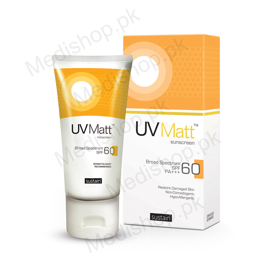 UV Matt Spf 60 Sun screen 30g – Medishop.pk