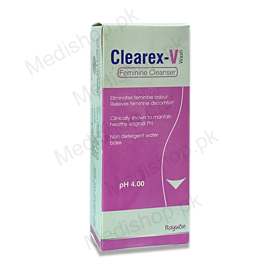 Clearex-V Feminine Cleanser Wash – Medishop.pk