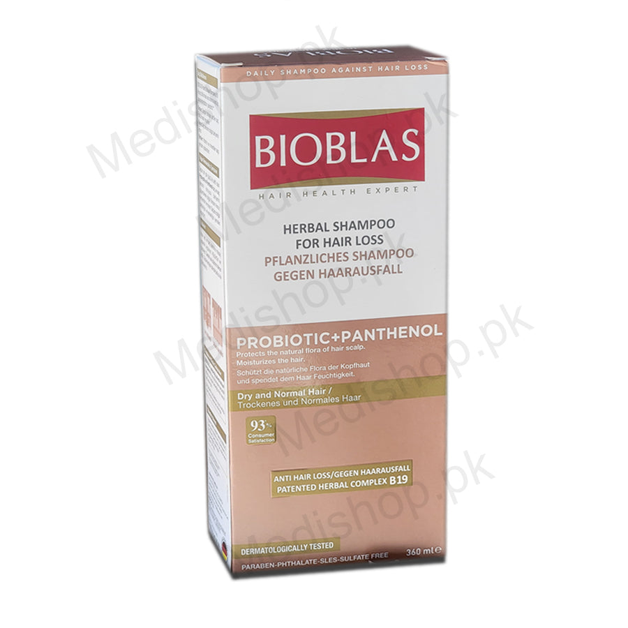 BIOBLAS PROBIOTIC & PANTHENOL SHAMPOO – Medishop.pk