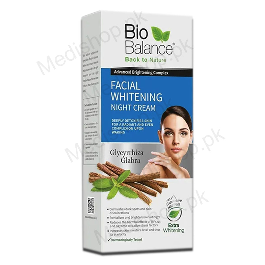 Bio Balance Facial Whitening Night Cream – Medishop.pk