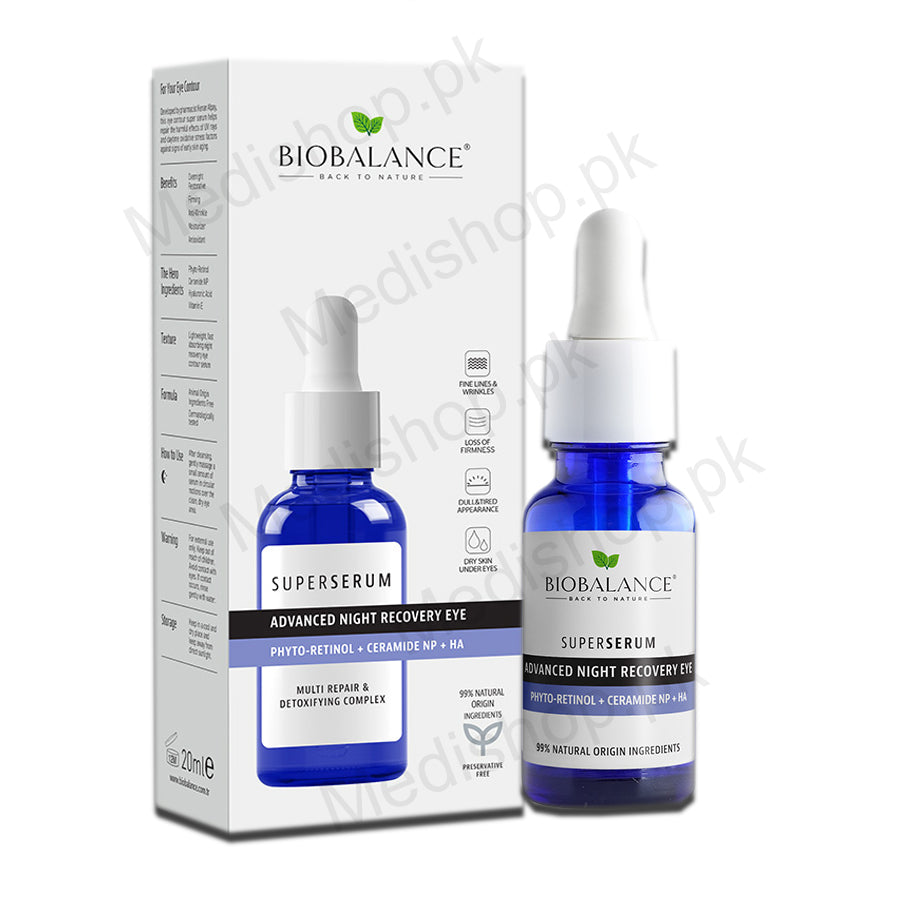 BioBalance Advanced Night Recovery Eye Super Serum – Medishop.pk