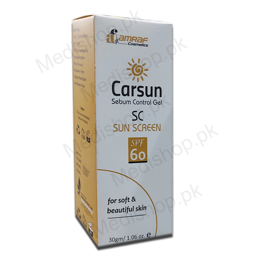 Carson Sc Sunscreen SPF 60 – Medishop.pk
