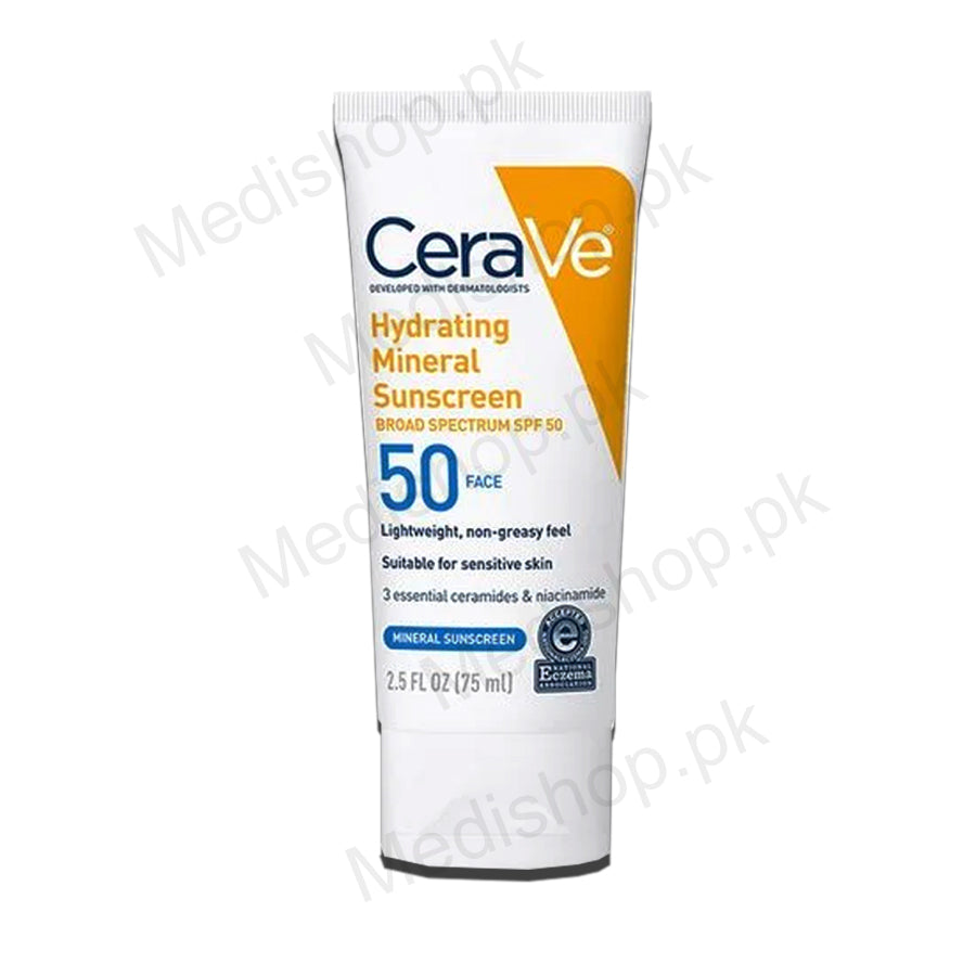 CeraVe Hydrating Sunscreen SPF 50 – Medishop.pk