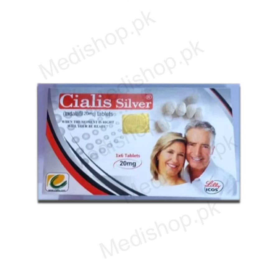 Cialis Silver Tablet 20mg – Medishop.pk