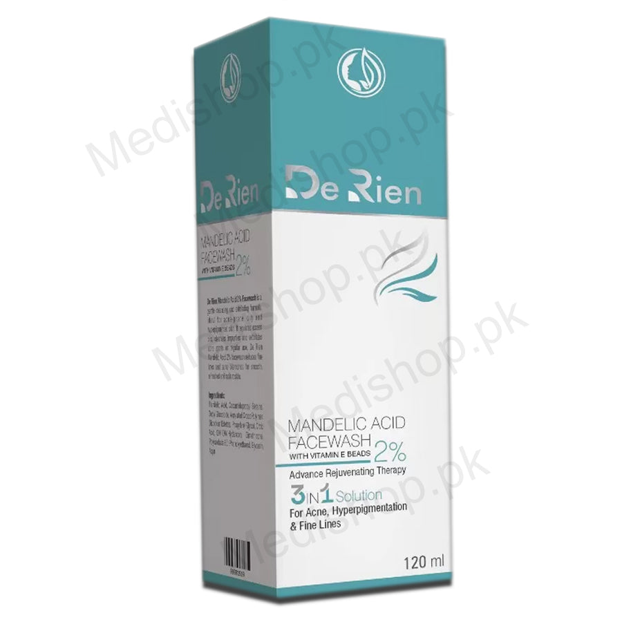 De Rien Mandelic Acid 2% Face Wash – Medishop.pk