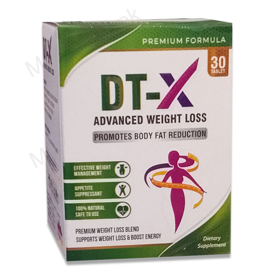 DT-X Weight Loss Tablets – Medishop.pk
