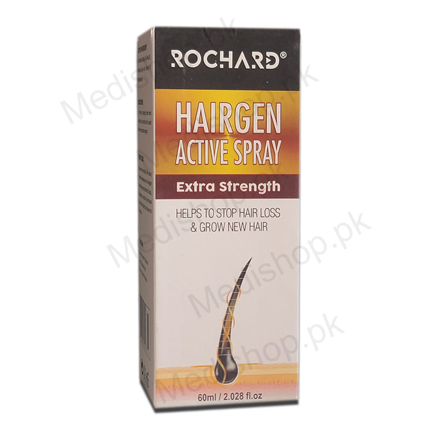Hairgen Active Spray 60ml – Medishop.pk