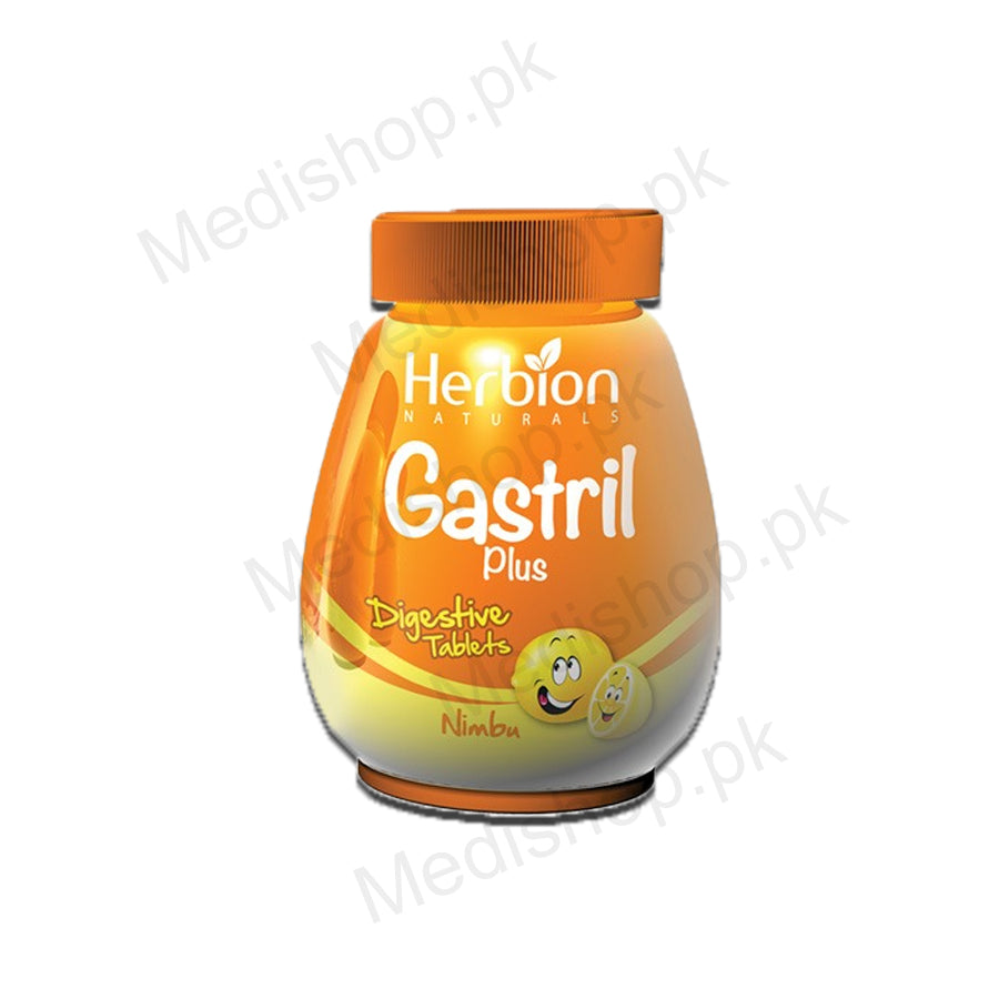 Herbion Gastril Plus Lemon Tablets – Medishop.pk
