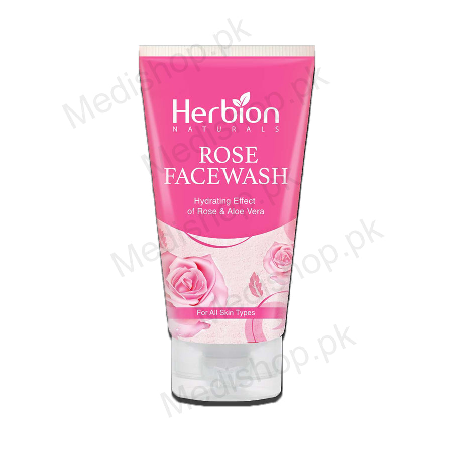 Herbion Rose Face Wash – Medishop.pk