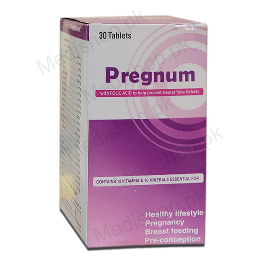 Pregnum Tablets 30's – Medishop.pk