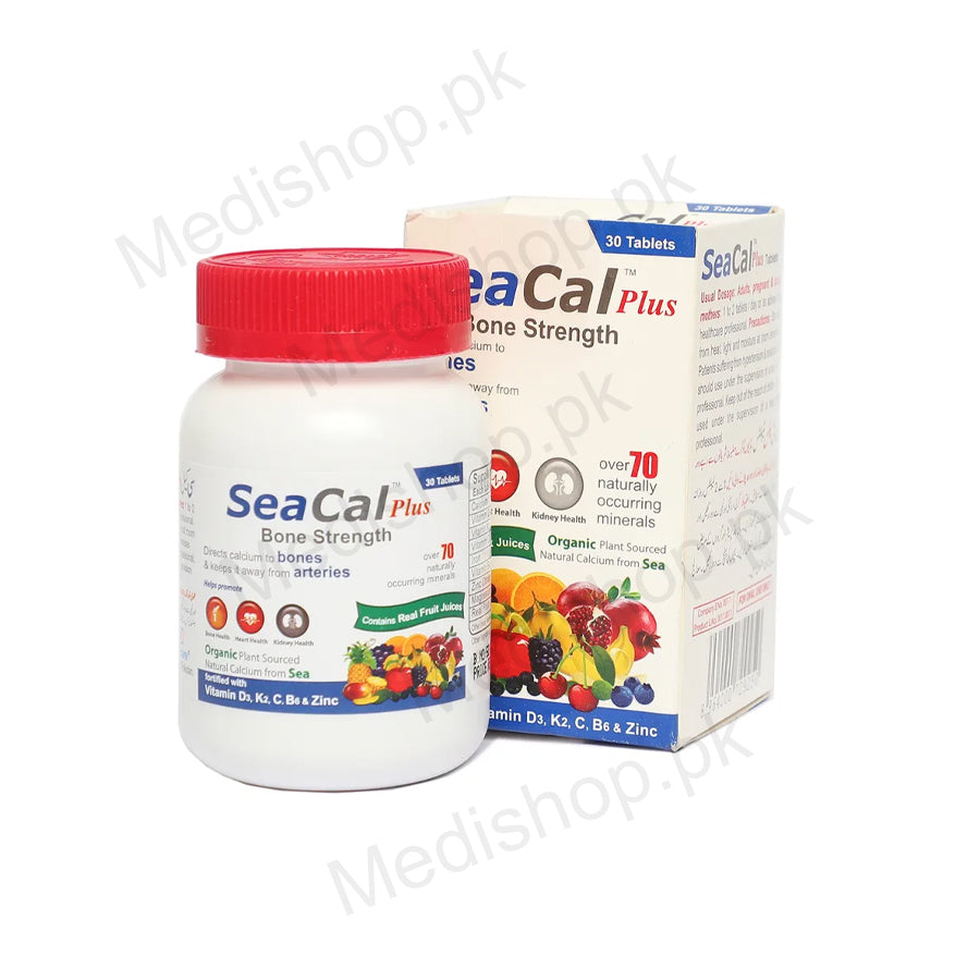 Buy Seacal Plus Tablets - Bone care - Health - Zinc - Stength - Calcium ...