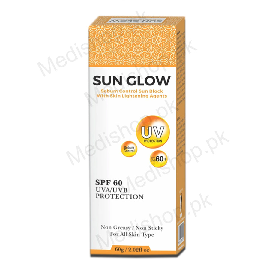 Sun Glow SC Sun Block SPF60+ – Medishop.pk