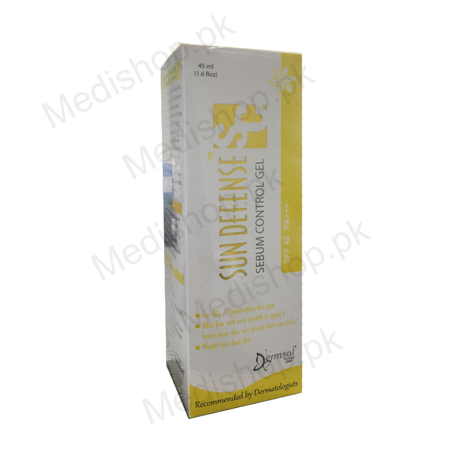 Sun Defense SC Sebum Control SPF 40 gel 45ml – Medishop.pk