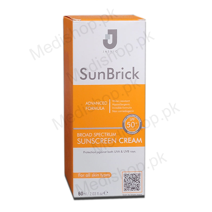 SunBrick SPF50+ Sunscreen Cream – Medishop.pk