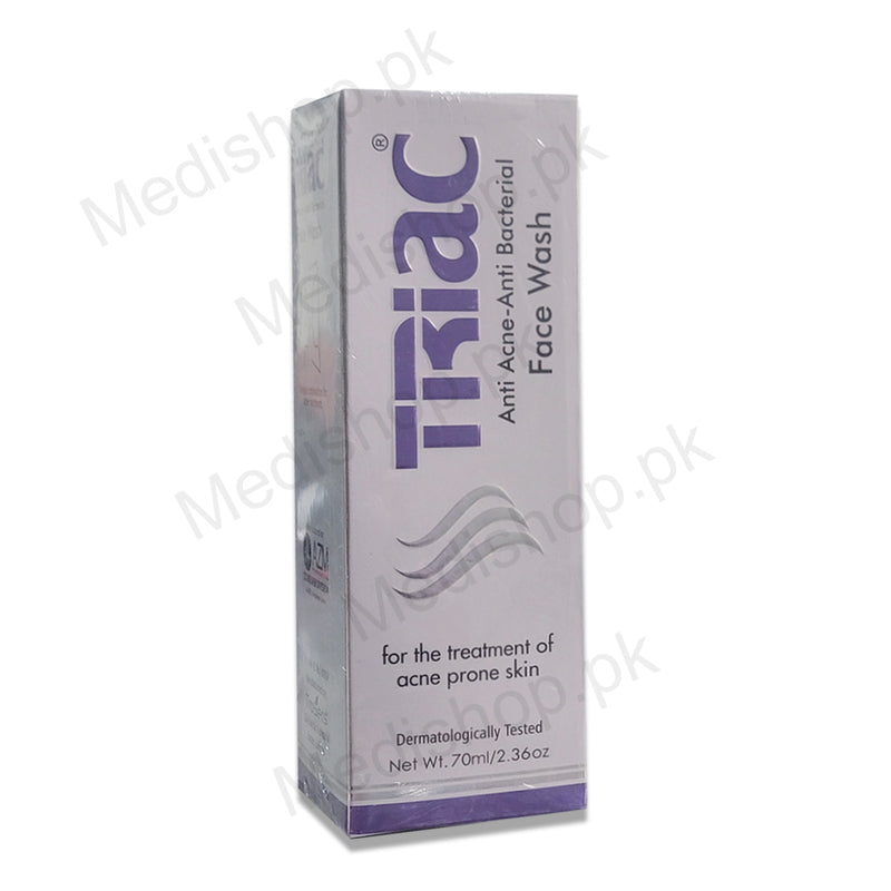 Triac Anti Acne Face Wash 70ml – Medishop.pk