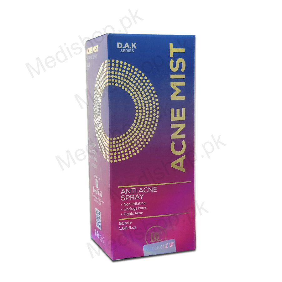 Acne Mist - Anti Acne Spray 50ml - Acne Treatment- Medishop.pk