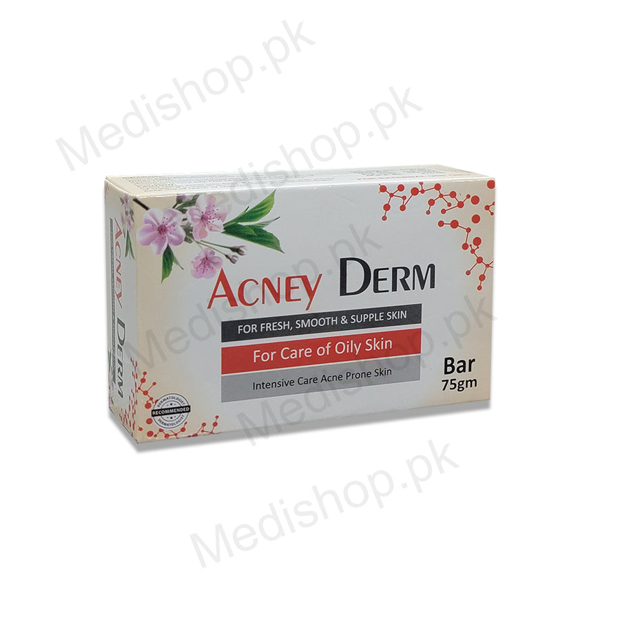 Acney Derm bar 75gm- Best anti acne soap- Medishop.pk