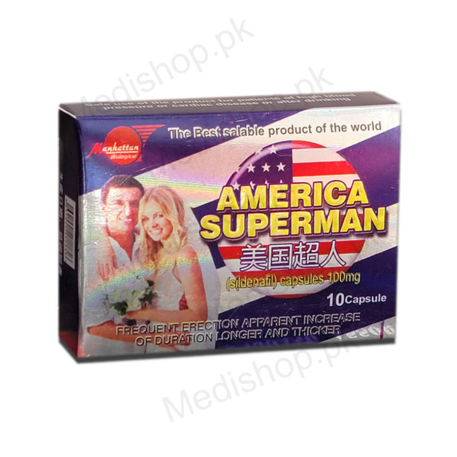 America Superman Capsule – Medishop.pk