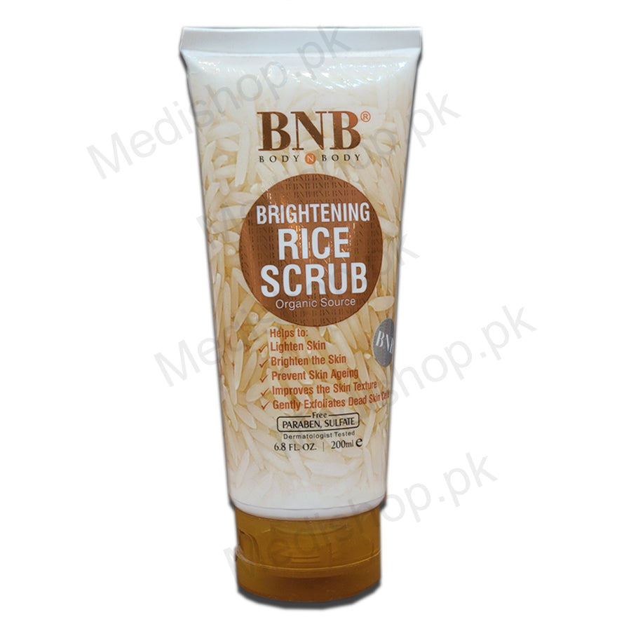 BNB Rice Brightening Scrub – Medishop.pk