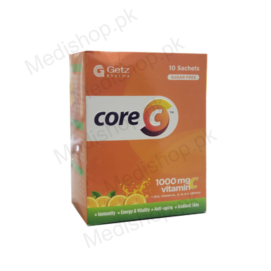Core C Sachets Sugar Free 10's – Medishop.pk