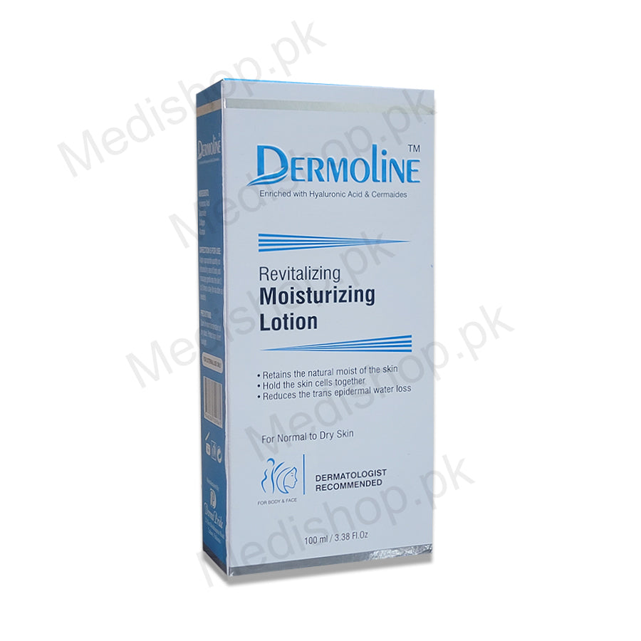 Dermoline Moisturizing lotion 100ml – Medishop.pk