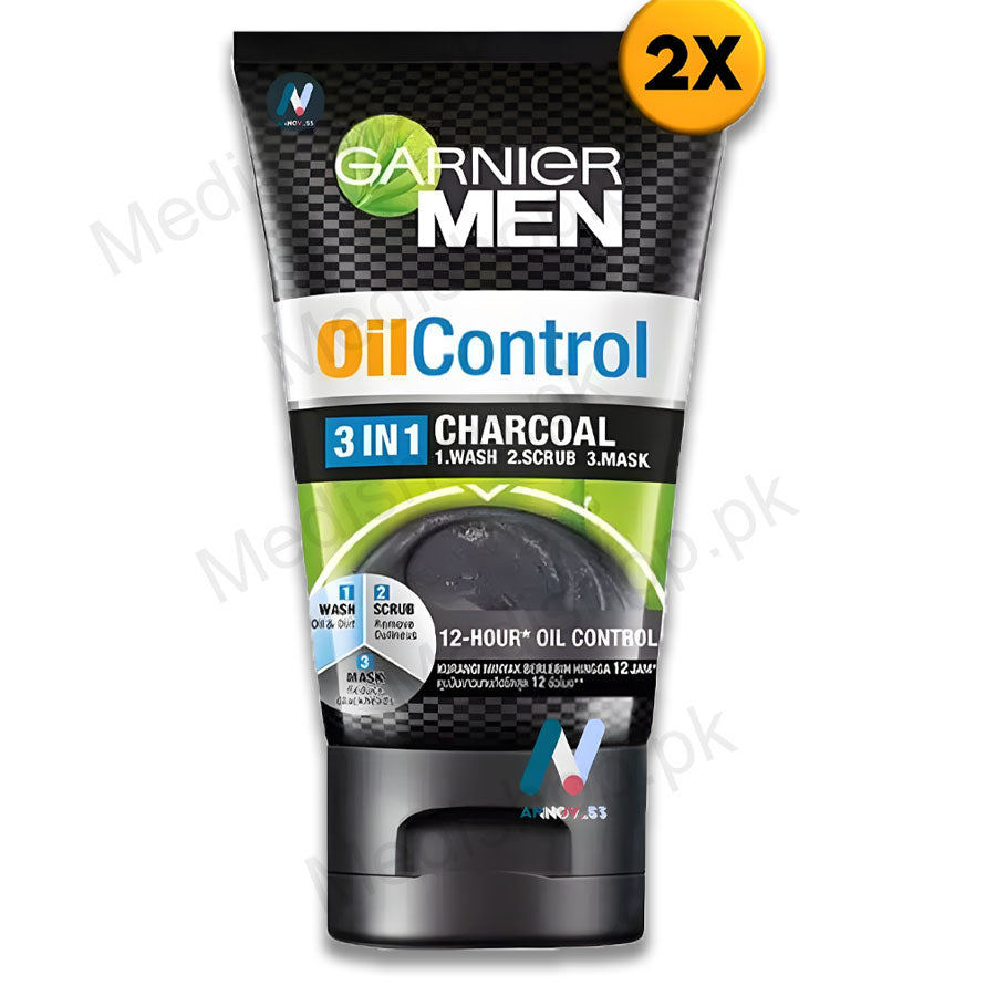 Garnier - Men Oil Control 3 In 1 – Medishop.pk