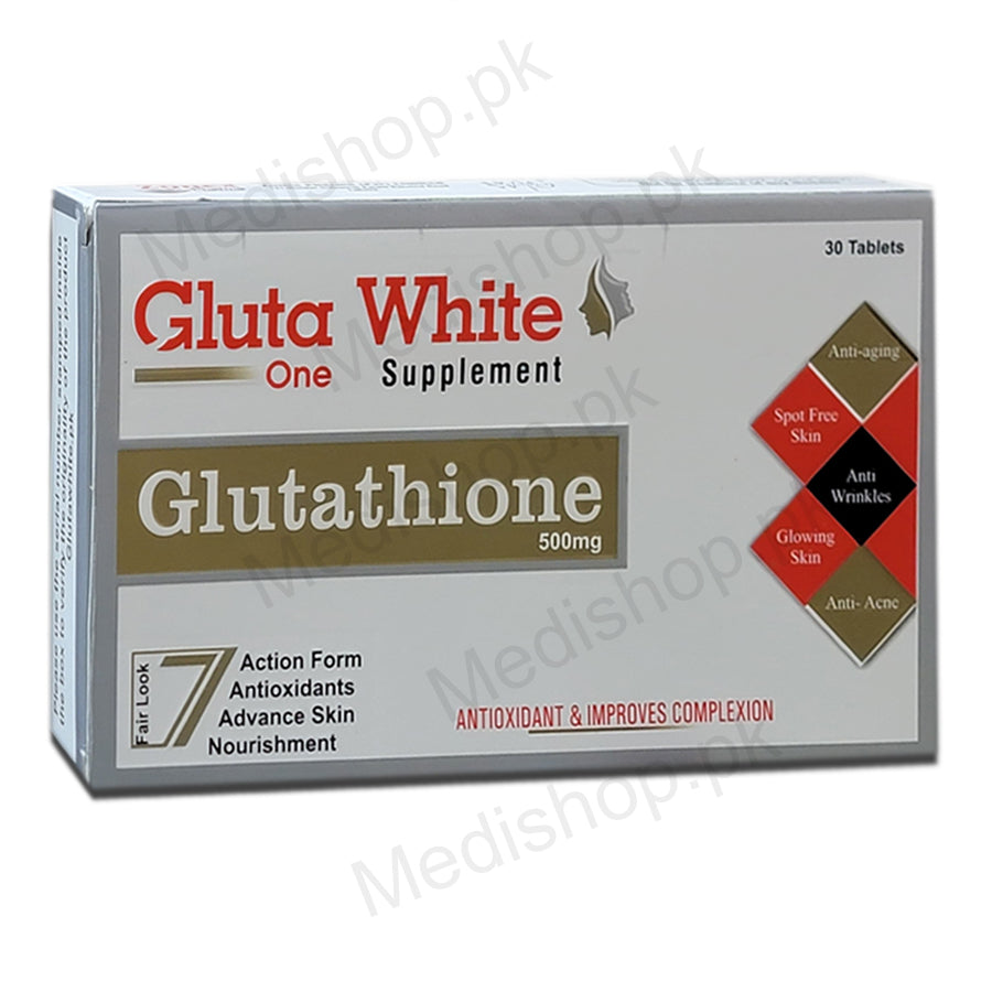 Gluta White Glutathione Tablets – Medishop.pk