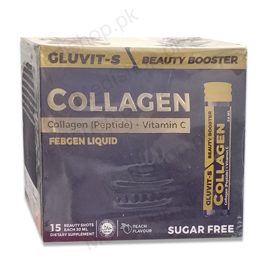 Gluvit-S Collagen Sugar Free Oral Shots – Medishop.pk