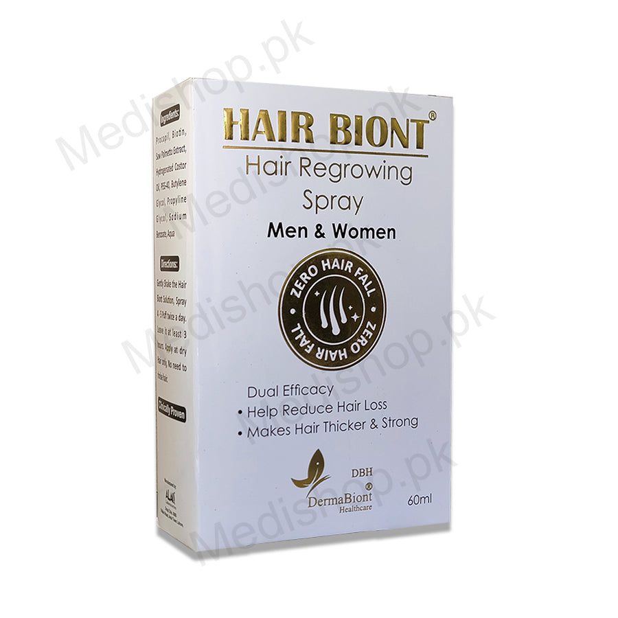 Hair Biont hair regrowing spray 60ml – Medishop.pk