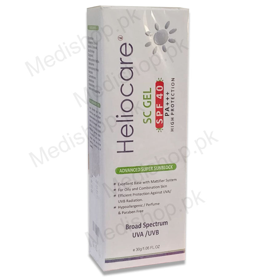 Helio Care SC gel SPF40 30g – Medishop.pk