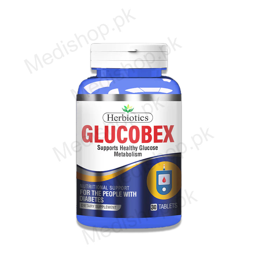 Herbiotics Glucobex Tablets – Medishop.pk
