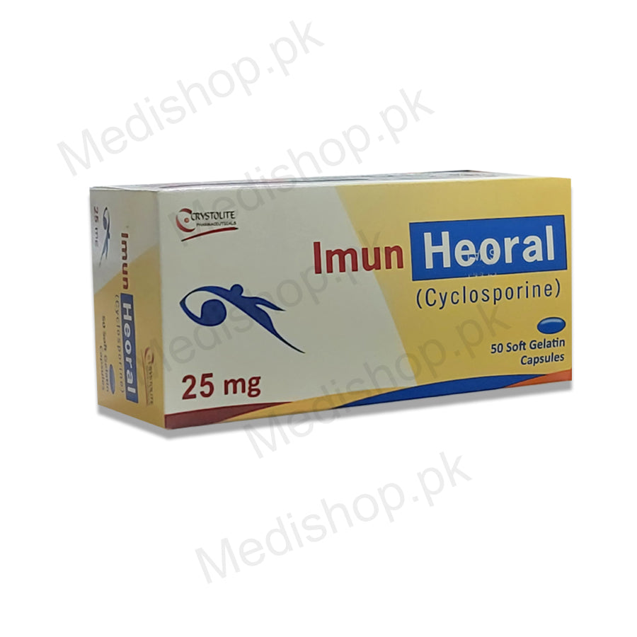 Imun Heoral 25mg capsules – Medishop.pk