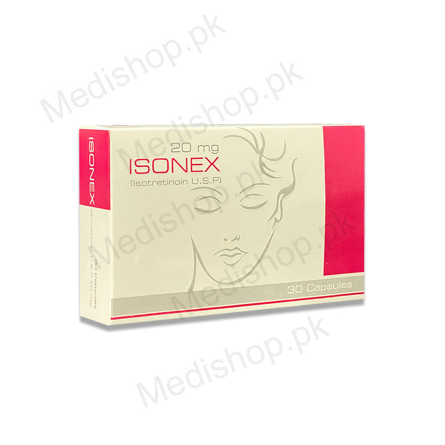 Isonex 20mg 30Capsules – Medishop.pk