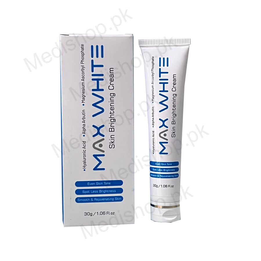 Max White Skin Whitening Cream 30gm – Medishop.pk