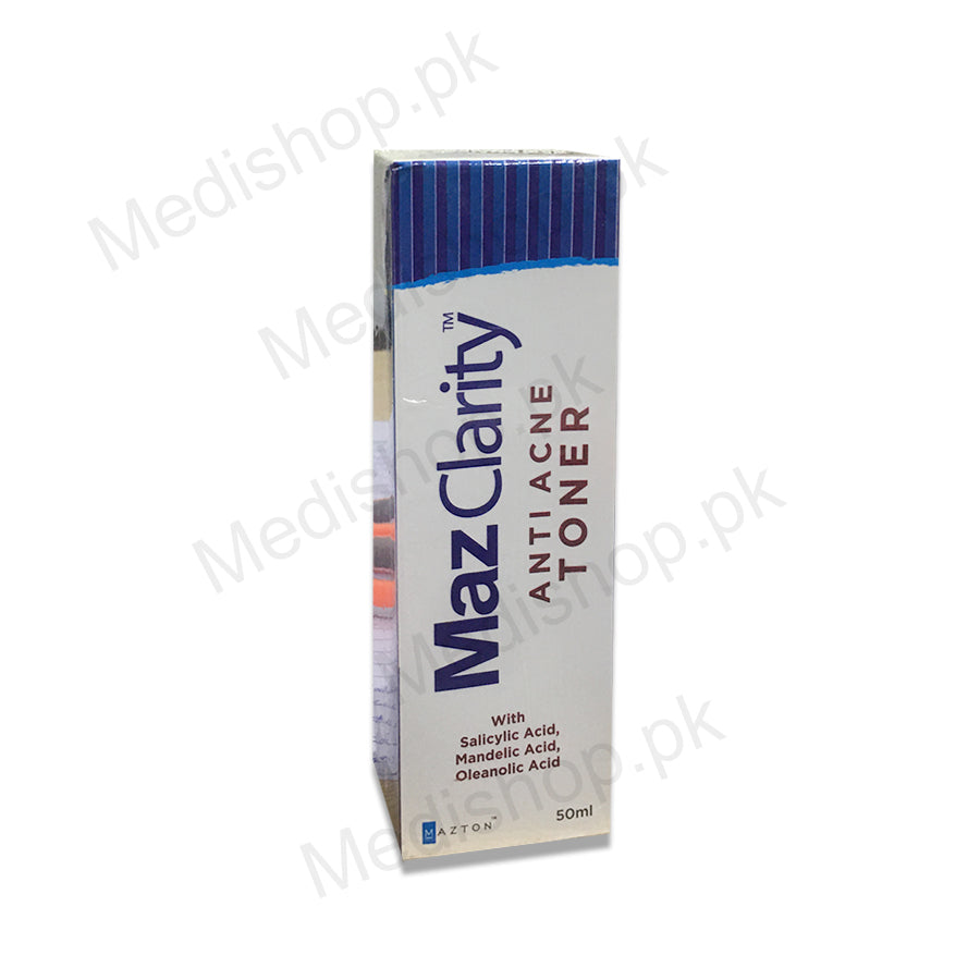 Buy MazClarity Anti Acne Toner 50ml – Medishop.pk