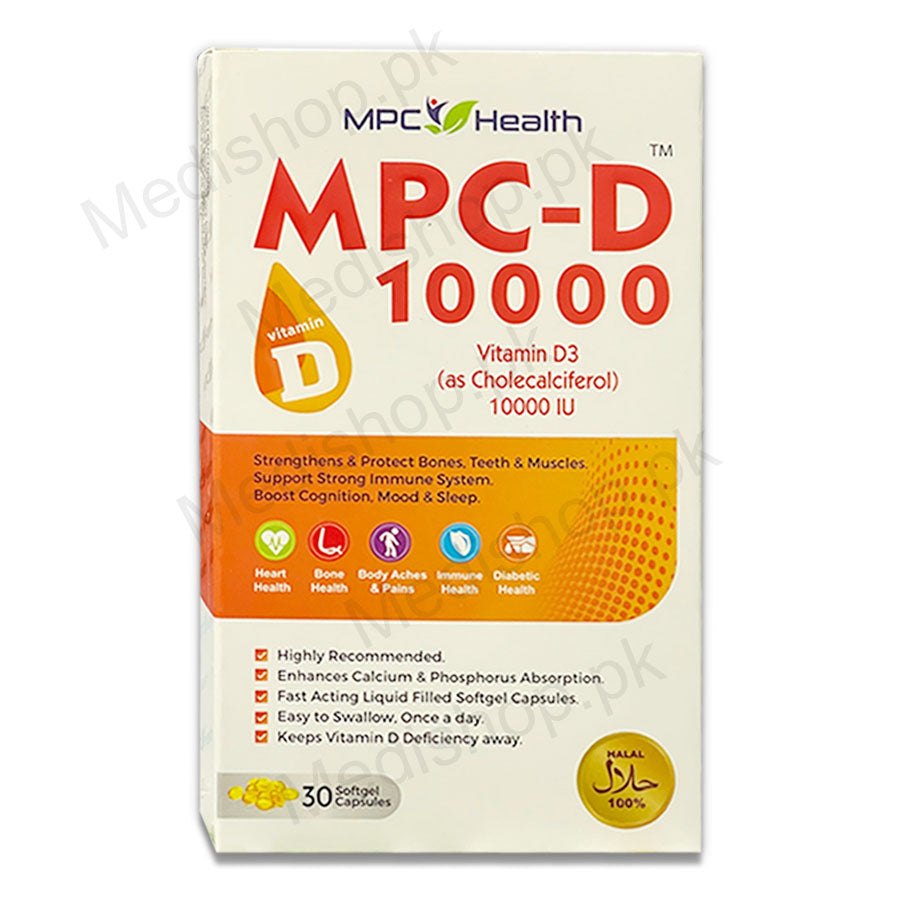 MPC -D 10000 Softgel Capsules – Medishop.pk
