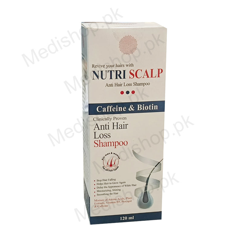 Nutri scalp anti hair loss shampoo 120ml – Medishop.pk