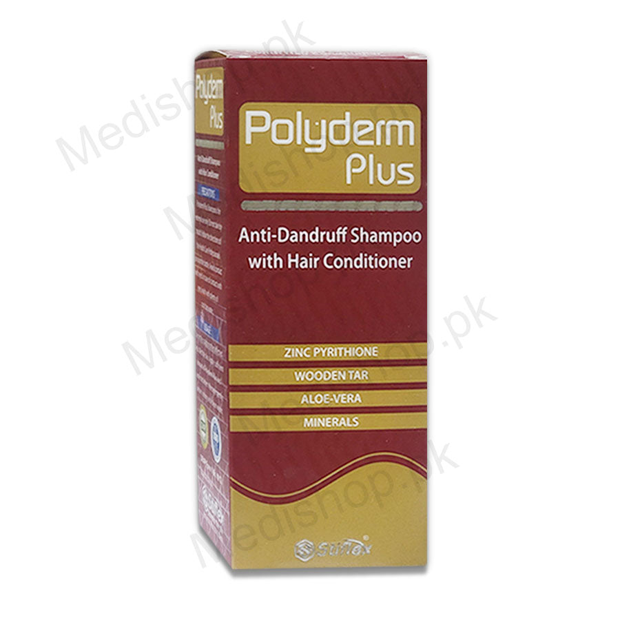 POLYDERM PLUS ANTI-DANDRUFF SHAMPOO – Medishop.pk