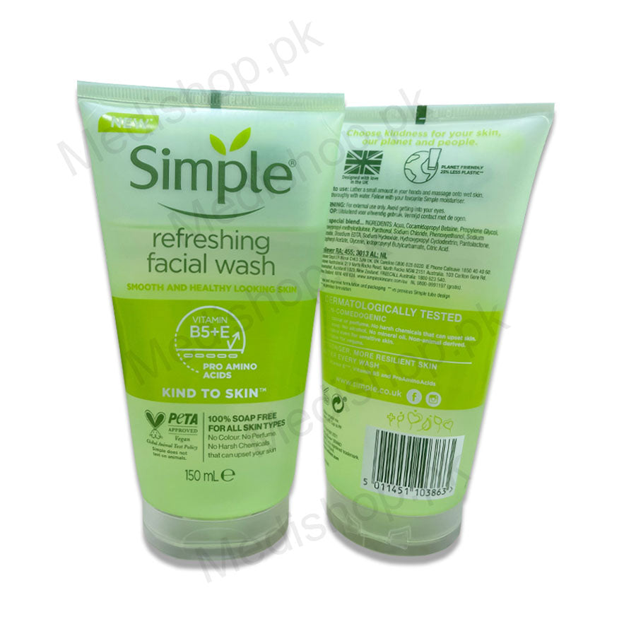 Simple Refreshing Facial Wash – Medishop.pk