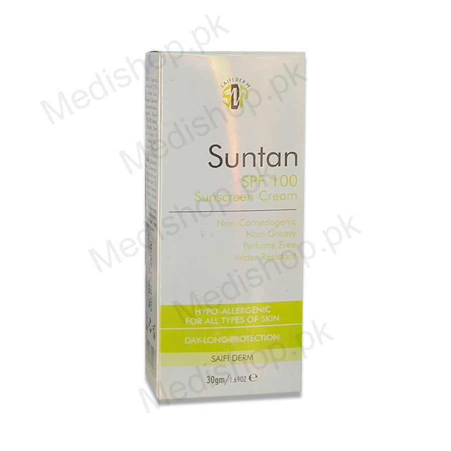 Suntan SPF100 Cream – Medishop.pk