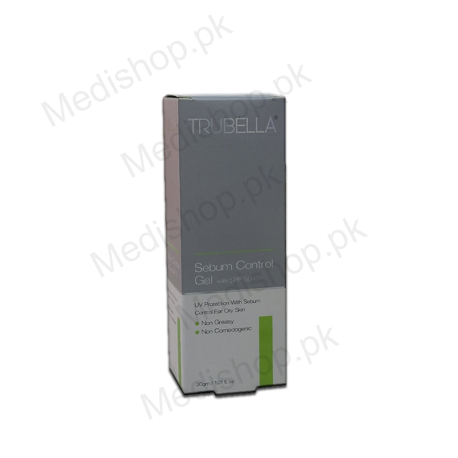 Trubella sebum control gel SPF 50 30ml – Medishop.pk