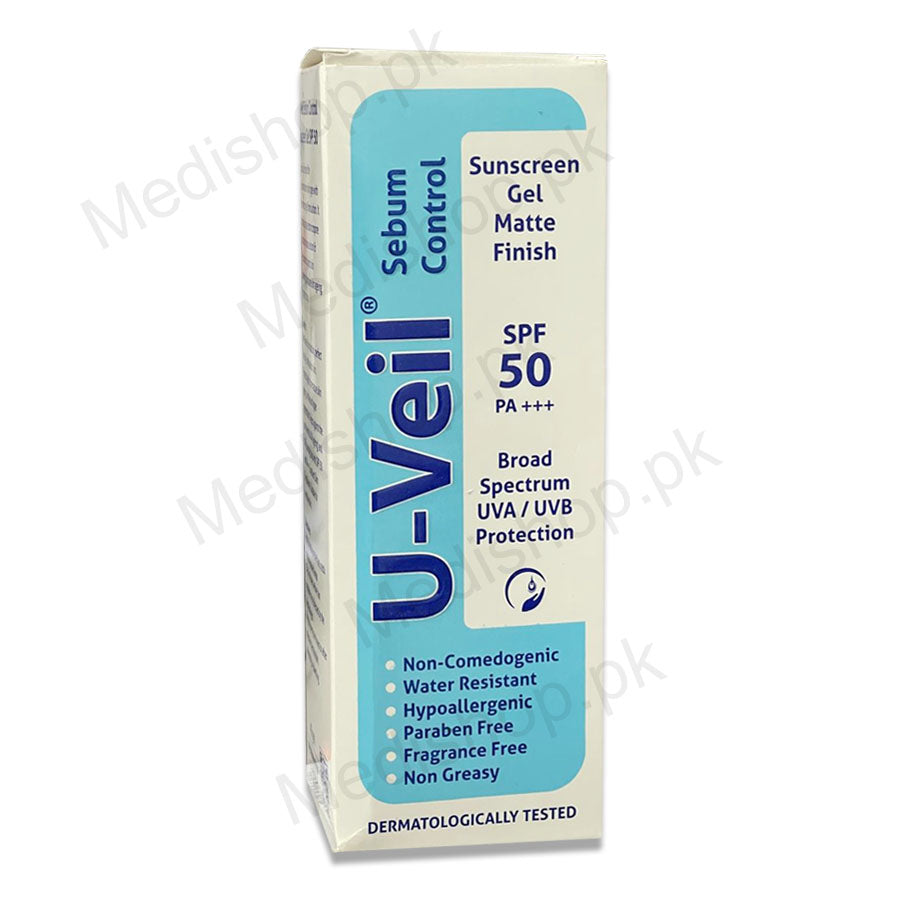 U-Veil Sebum Control Gel SPF 50 – Medishop.pk