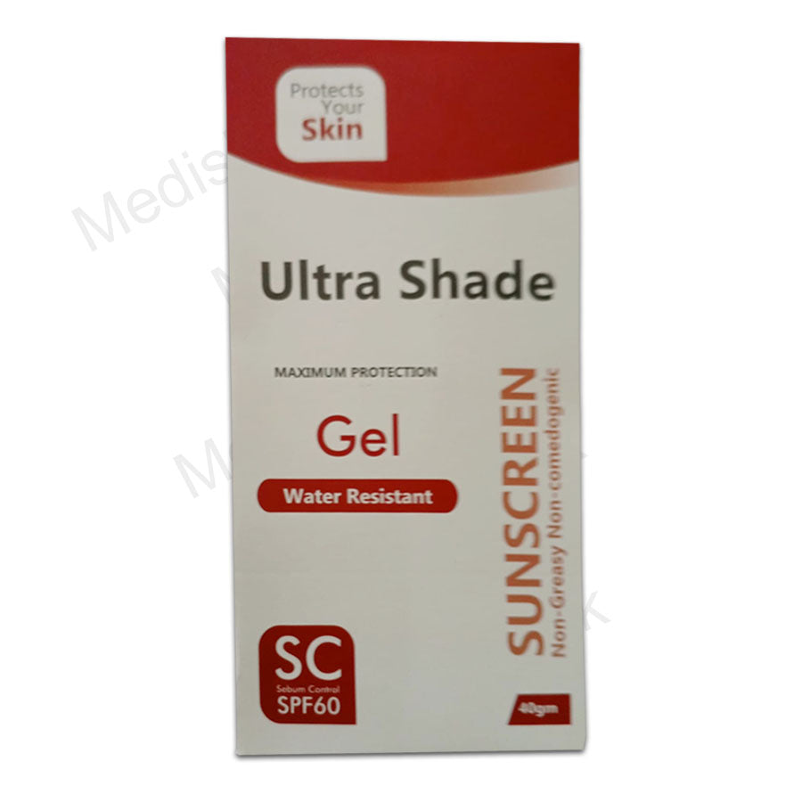 Ultra shade sunscreen gel SPF60 – Medishop.pk