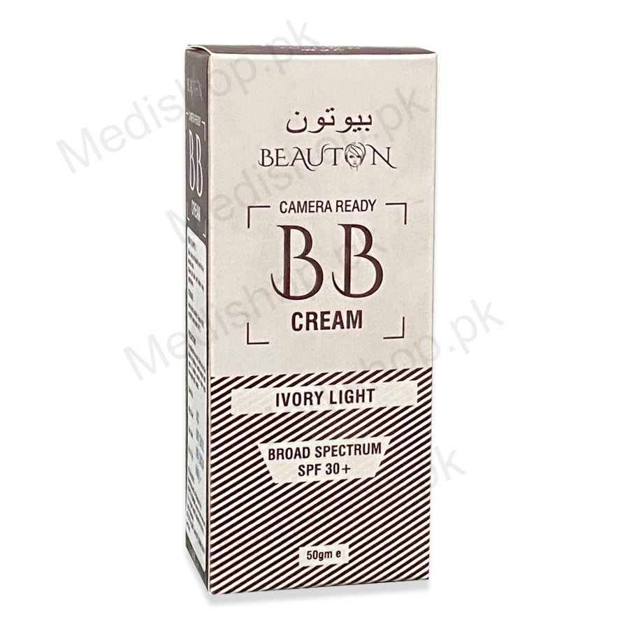 Beauton BB Cream 50gm SPF 30+ ivory light – Medishop.pk