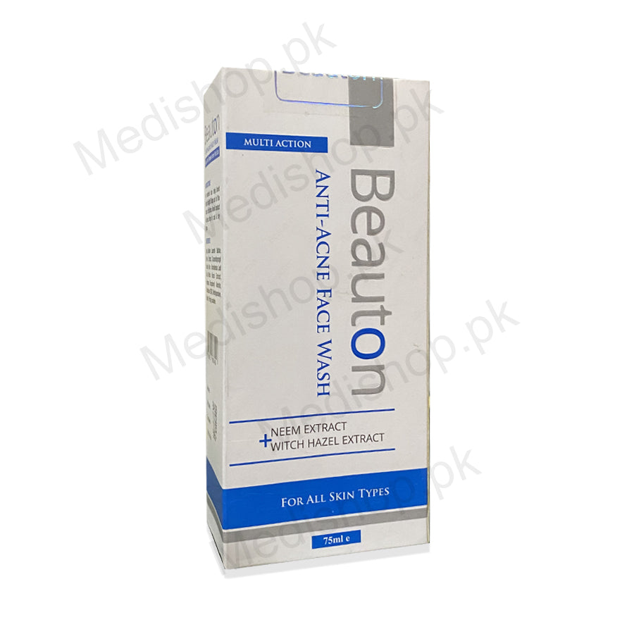 Beauton Anti-Acne Face Wash 75ml – Medishop.pk