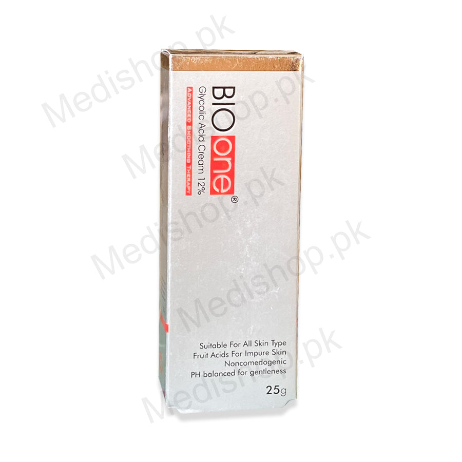 Bio One Glycolic acid 12% Cream – Medishop.pk