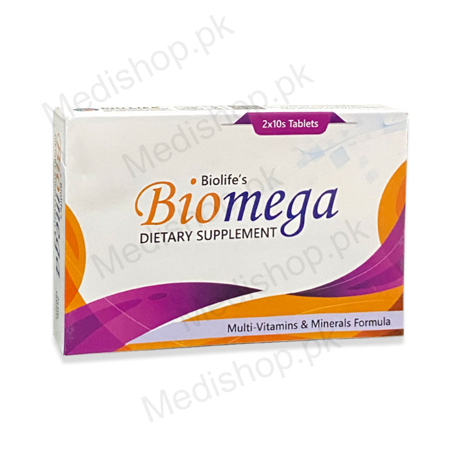 Biomega Dietary Supplement Tablets – Medishop.pk