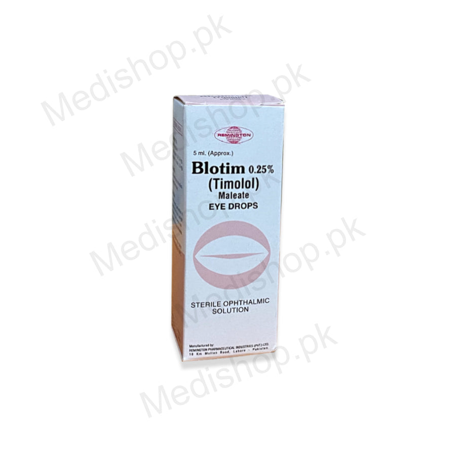Blotim 0.25% Eye Drops 5ml – Medishop.pk